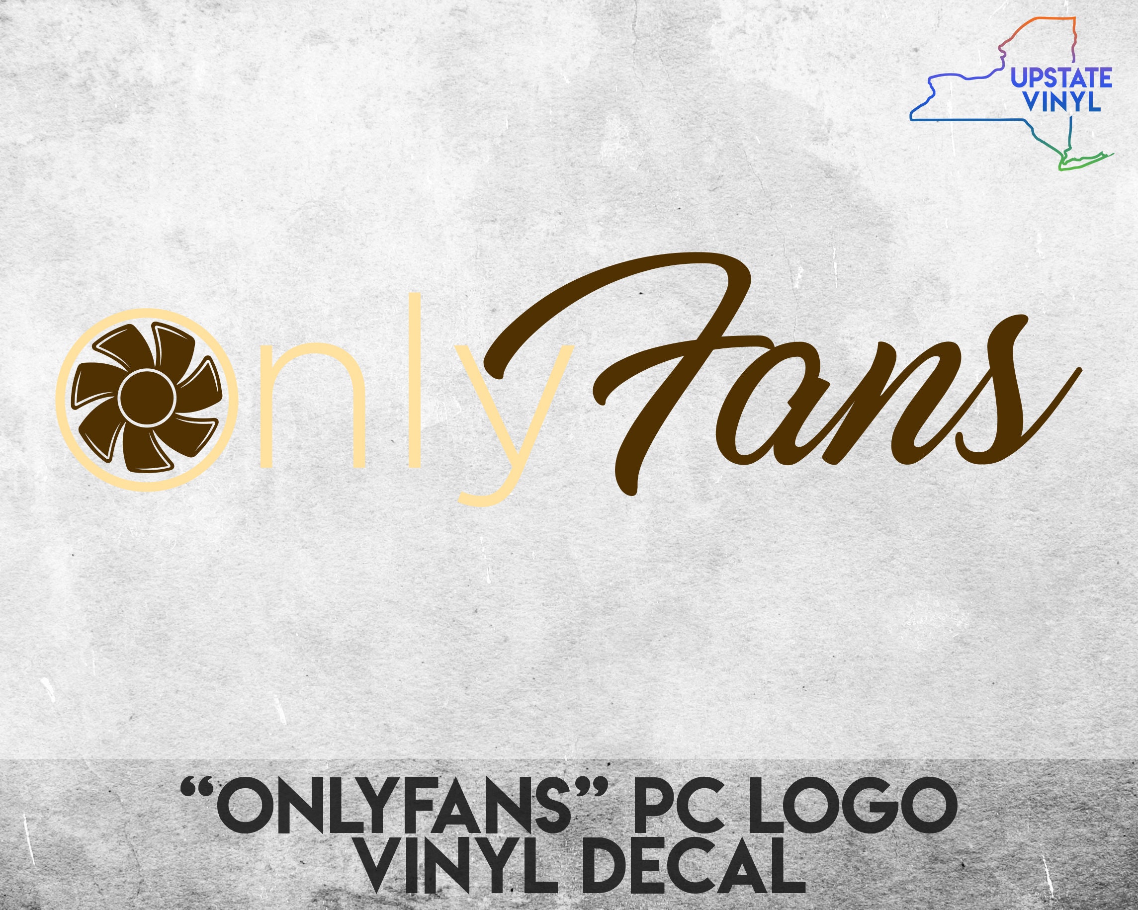 Onlyfans Custom PC Logo Vinyl Decal Sticker - Etsy Finland