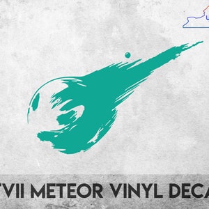 FFVII Meteor Logo - Vinyl Decal Sticker - Multiple Colors Available! - Etsy