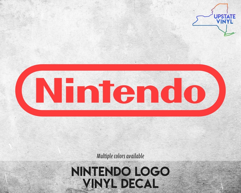 Nintendo Classic Logo - Vinyl Decal Sticker - Etsy