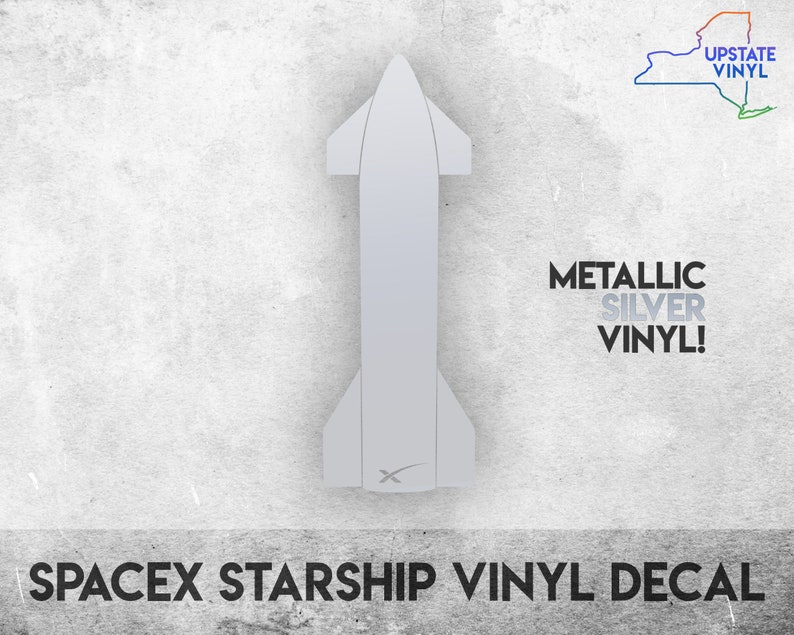 Spacex Starship Vinyl Decal Sticker Multiple Colors - Etsy