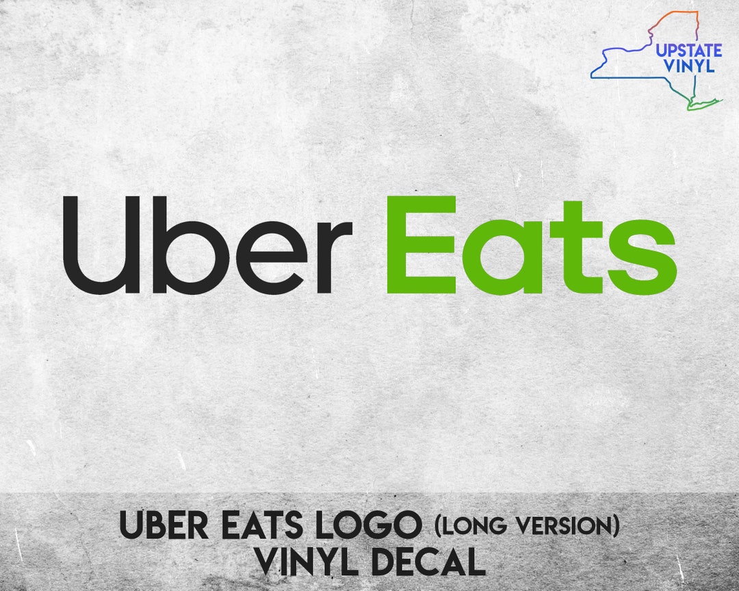 Uber Eats Logo (long Version) - Vinyl Decal Sticker - Multiple Colors ...