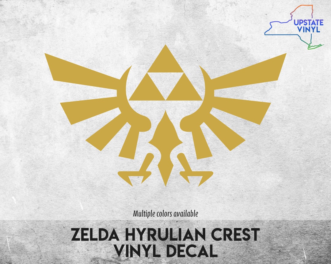 Legend of Zelda - Hyrulian Crest Vinyl Decal - Etsy