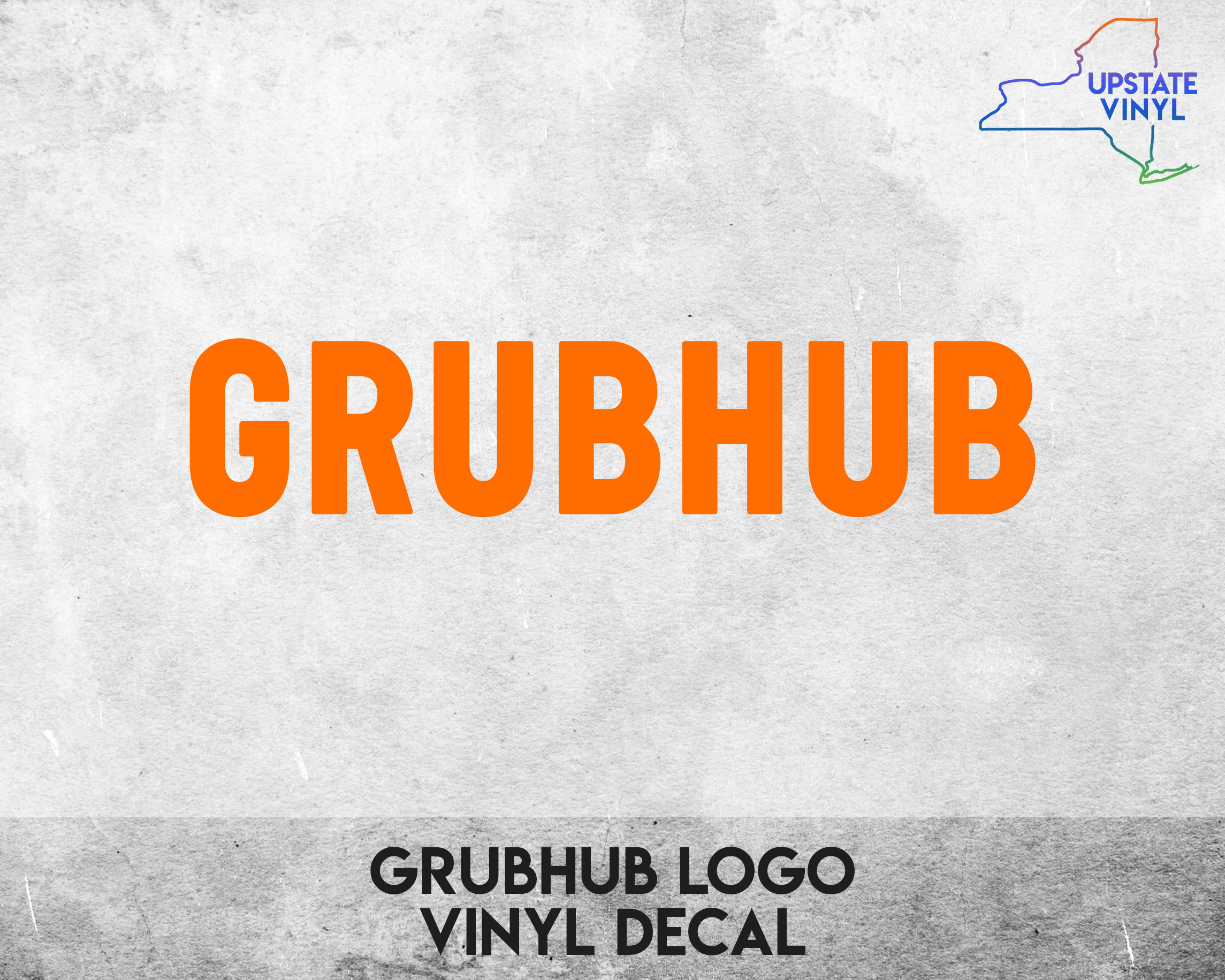 Grubhub Logo - Vinyl Decal Sticker - Multiple Colors Available! - Etsy