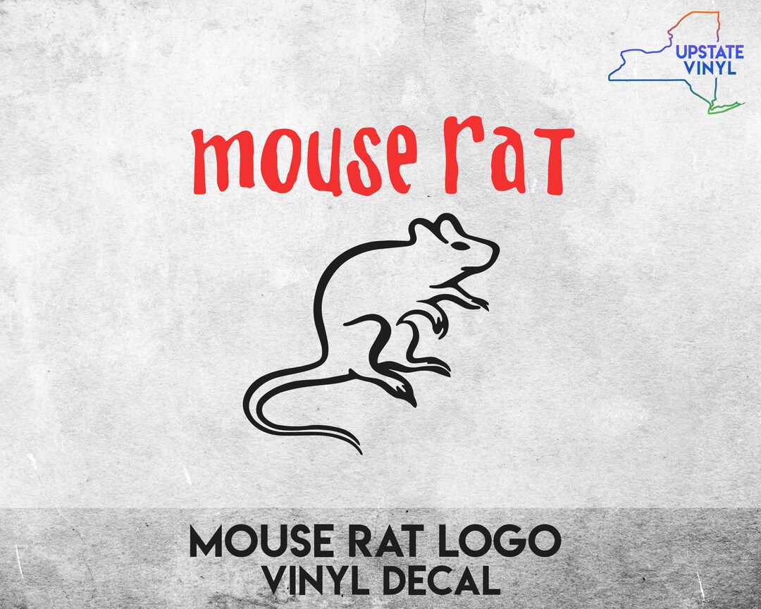 Mouse Rat Logo From Parks and Rec - Vinyl Decal Sticker - Multiple ...