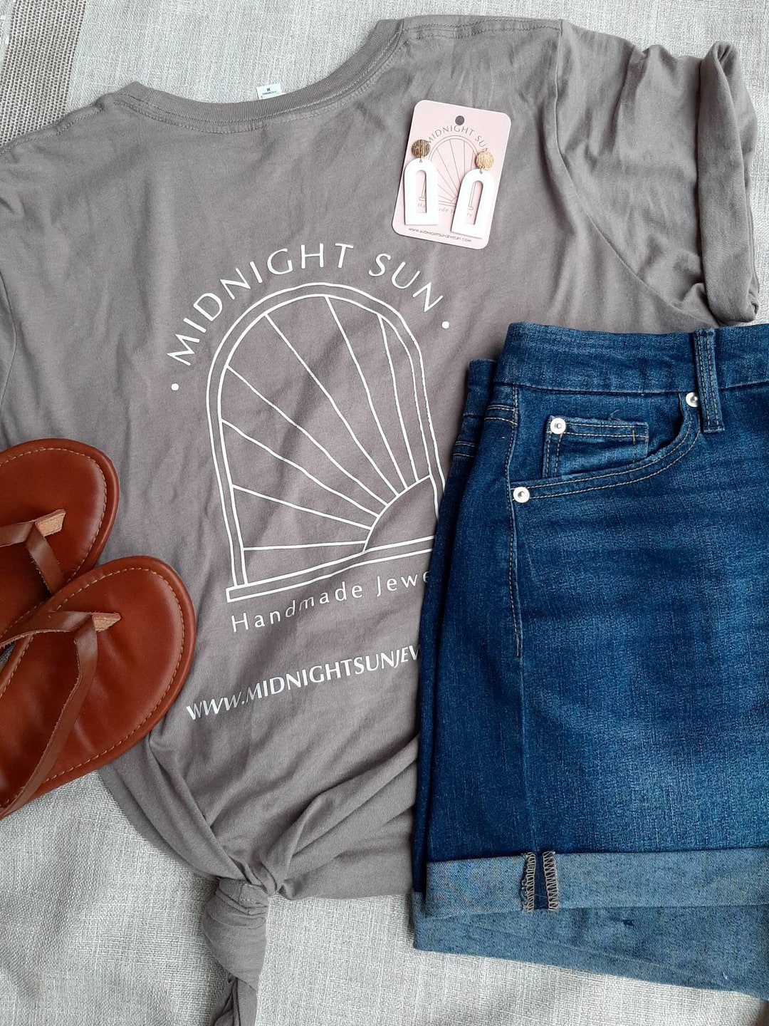 MIDNIGHT SUN Logo Tshirt - Etsy