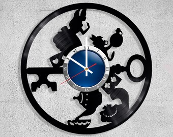 White rabbit clock | Etsy