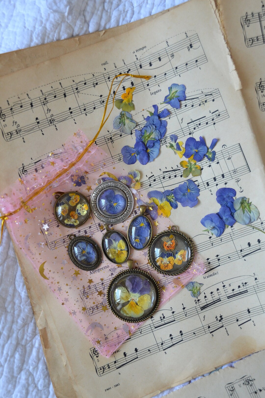 Cottagecore Charms With Dried Flowers - Etsy
