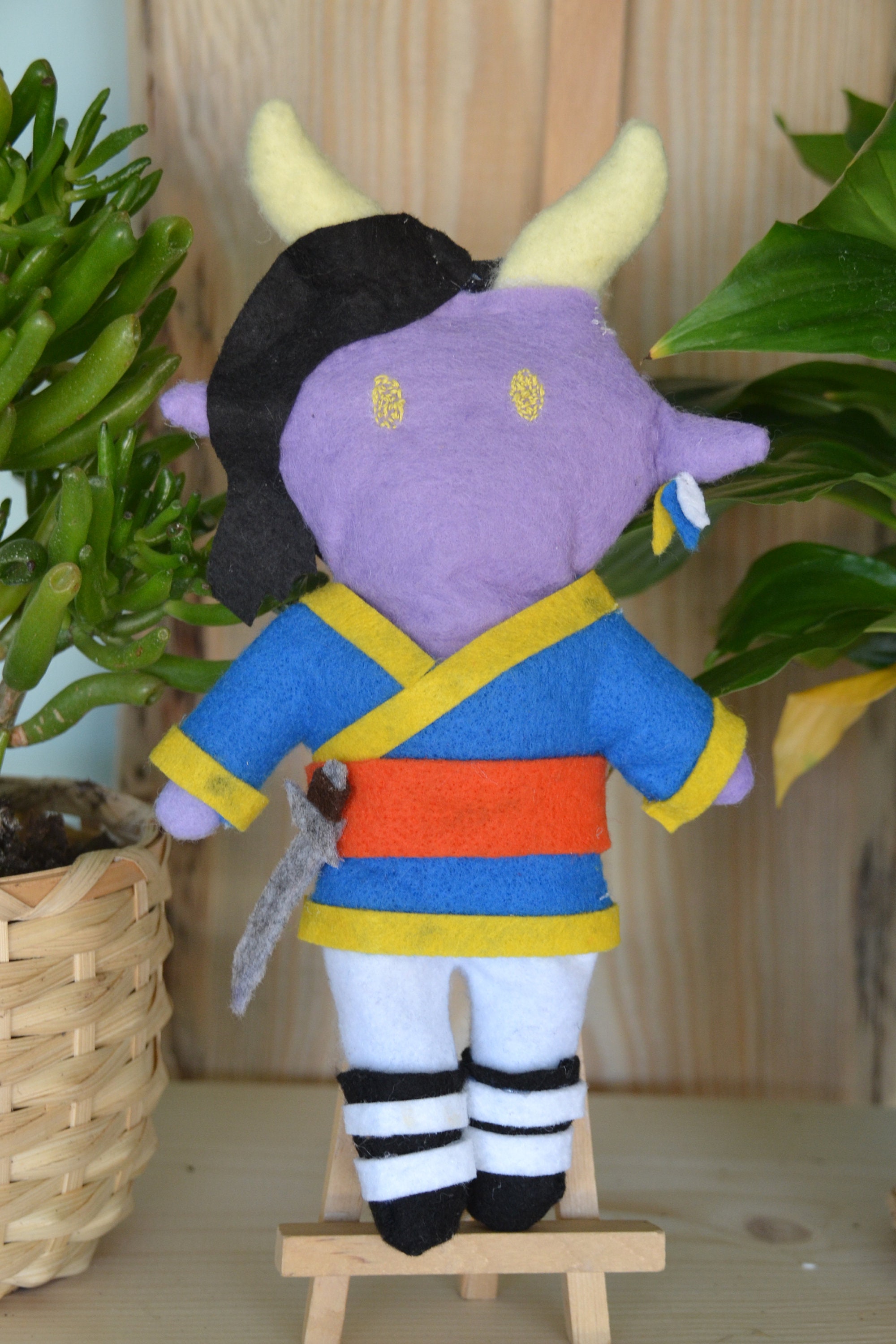 Custom Hand-sewn Felt Character | Etsy