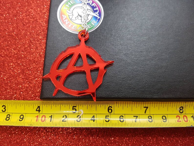 Anarchy Logo Anarchy Logo Necklace Anarchy Necklace Punk - Etsy