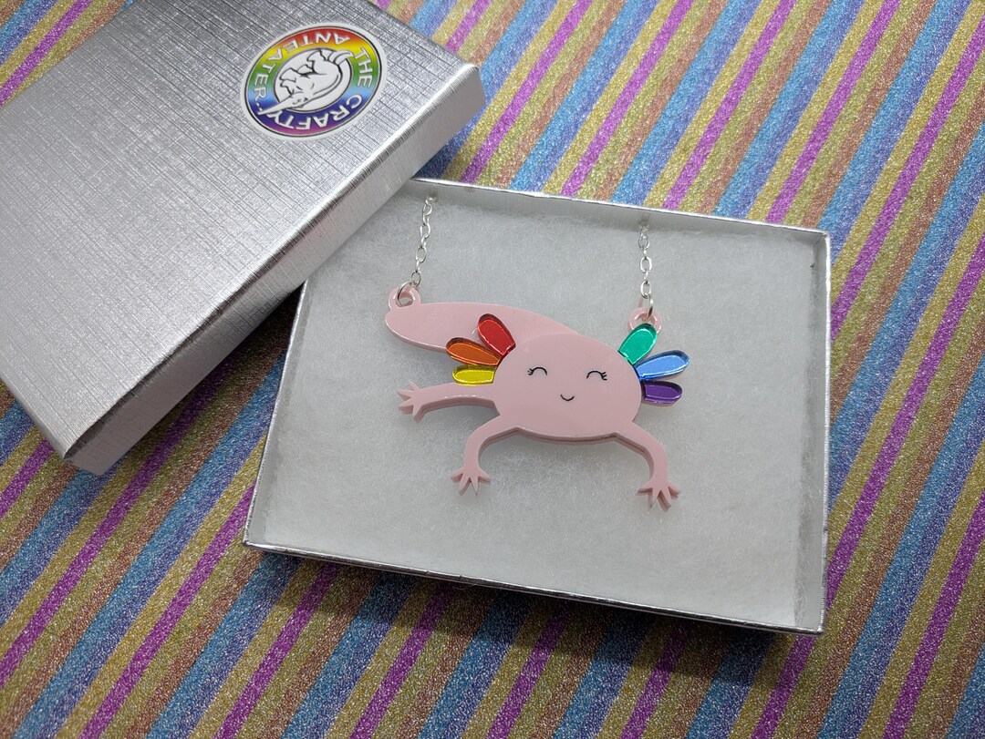 Axolotl,axolotl Necklace,axolotl Jewellery,fish Necklace,fish Jewellery ...