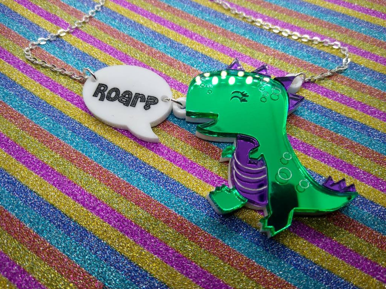 Dinosaur Dinosaur Necklace Dino Necklace Dinosaur - Etsy