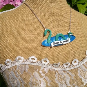 Nessie,nessie Necklace,dinosaur Necklace,monster Necklace,scotland ...
