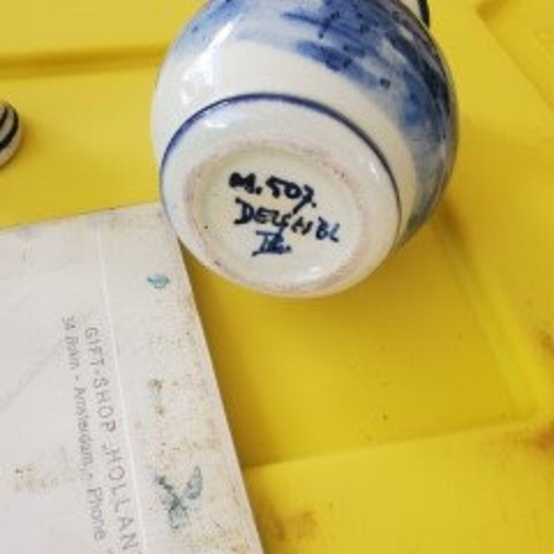 Vintage Blue Delft Decorator Items set of 3 - Etsy