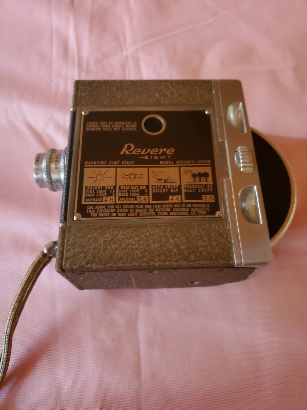Vintage Revere Eight Movie Camera With Lens, Leather Case & Timer - Etsy