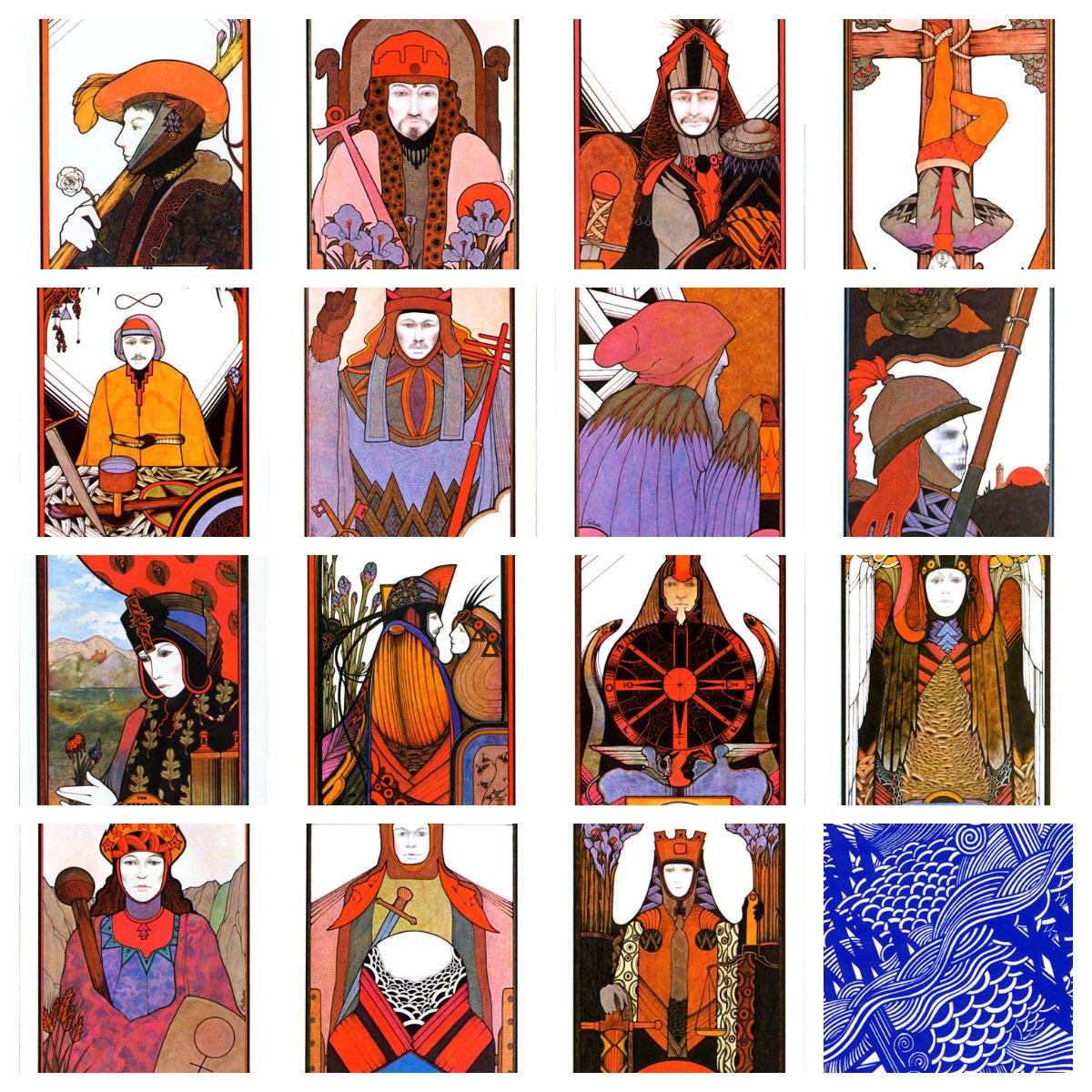 Aquarian Tarot Digitaldownload Printable Deck More Gift Instant ...