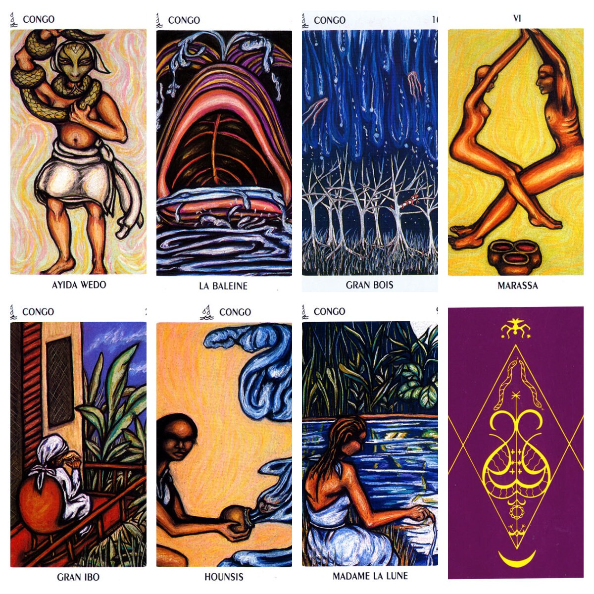 New Orleans Woodoo Tarot Digital Download Printable Deck More Gift ...