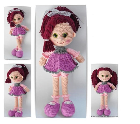 English CROCHET PATTERN for Lu Doll - Etsy