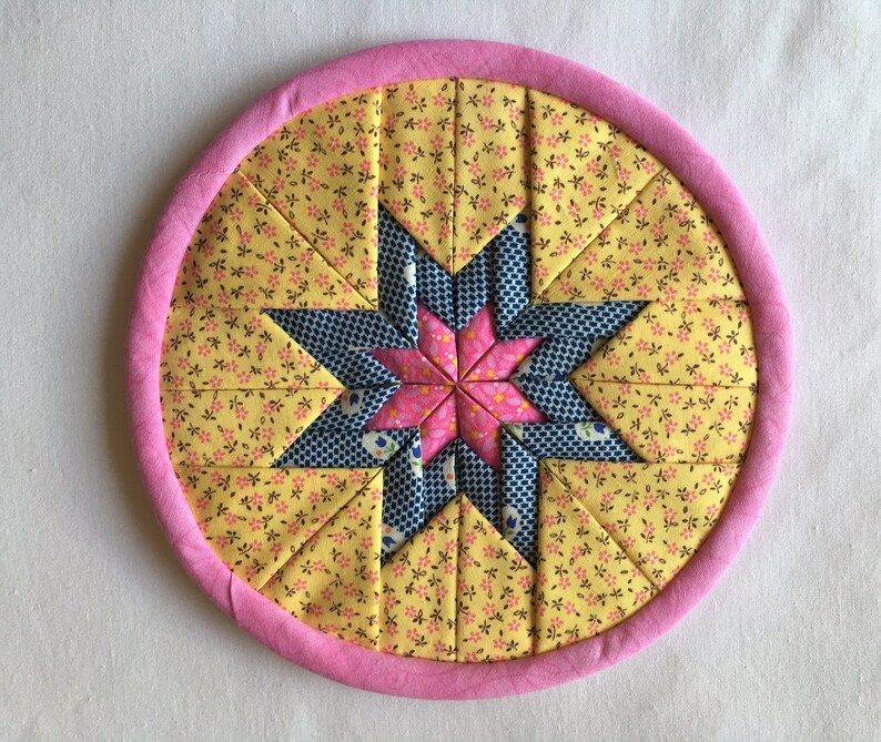 Quilted Trivet Floral Print Pattern - Etsy