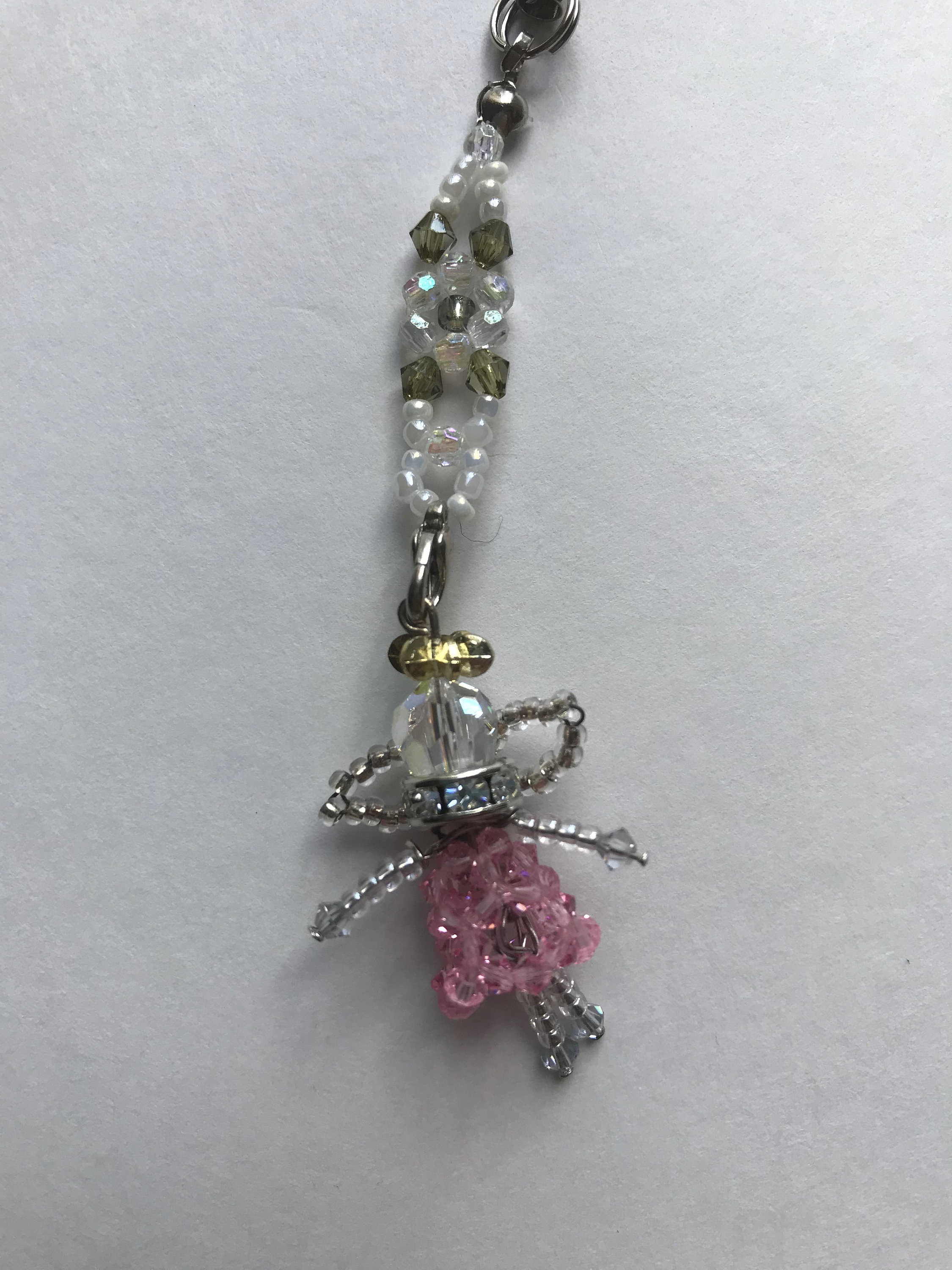 Beaded Angel Charm/keychain for Purses Backpacks Zippers - Etsy Denmark