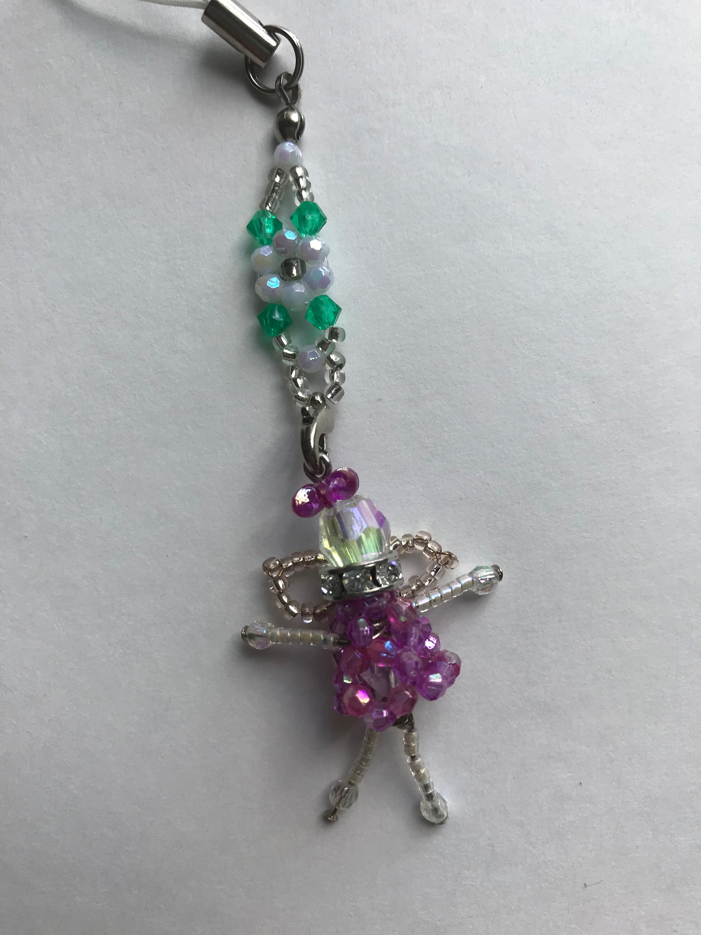 Beaded Angel Charm/keychain for Purses Backpacks Zippers - Etsy Denmark