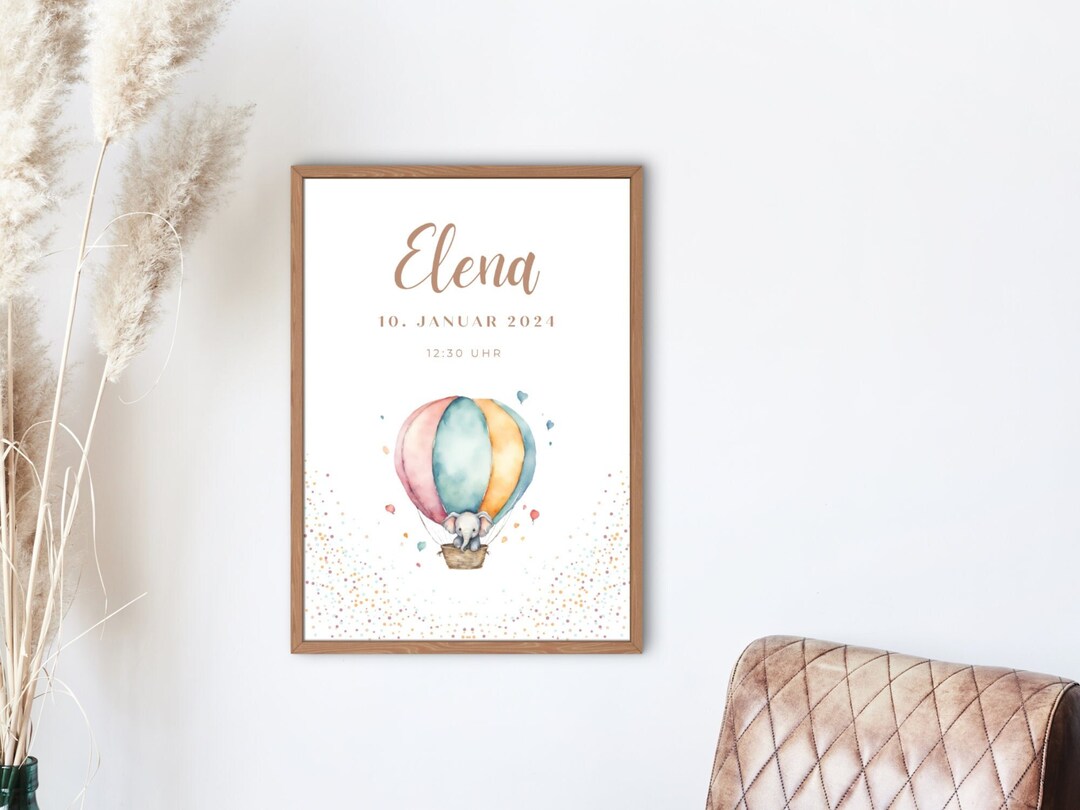 Personalized Birth Poster | Birth Gift | Personalized Birth Poster - Etsy