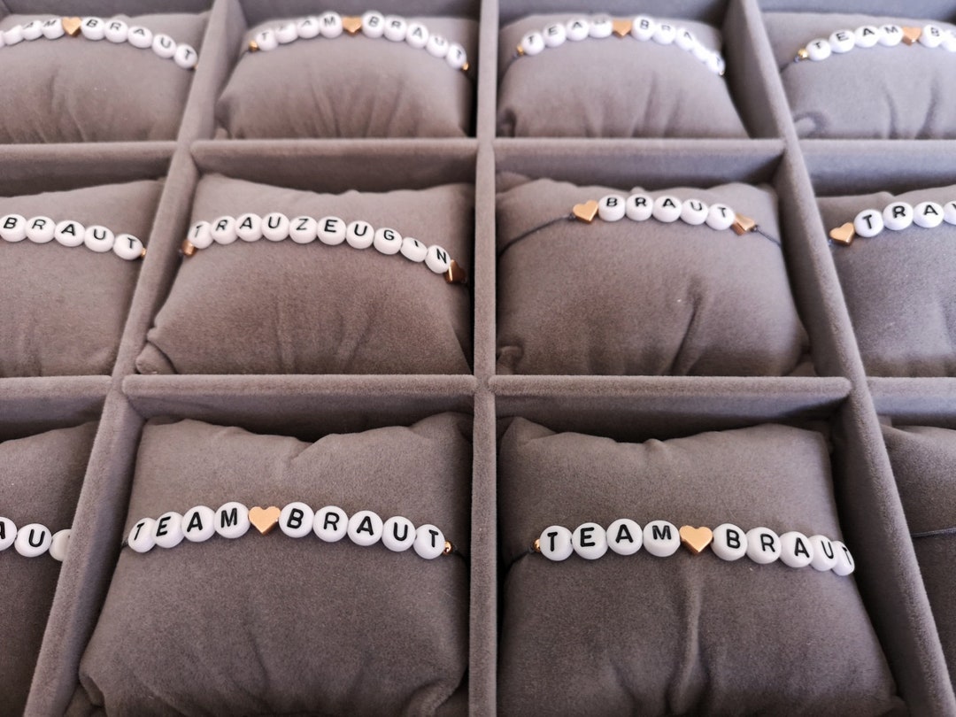 Bracelet Bridal Shower / Bracelet Team Bride / Bracelet Bachelorette ...