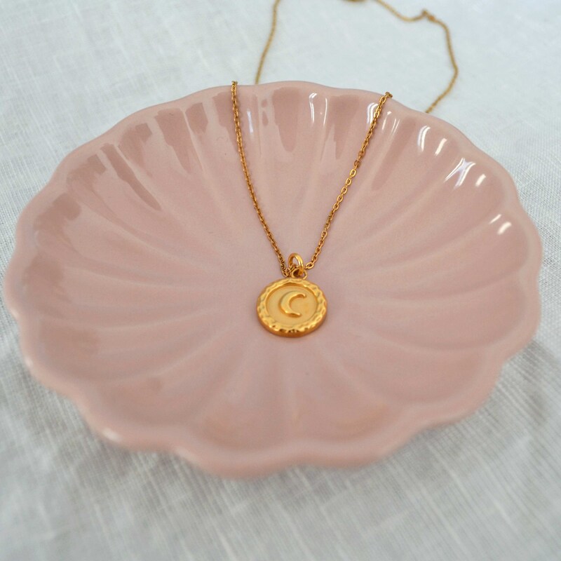 Half Moon Necklace - Etsy