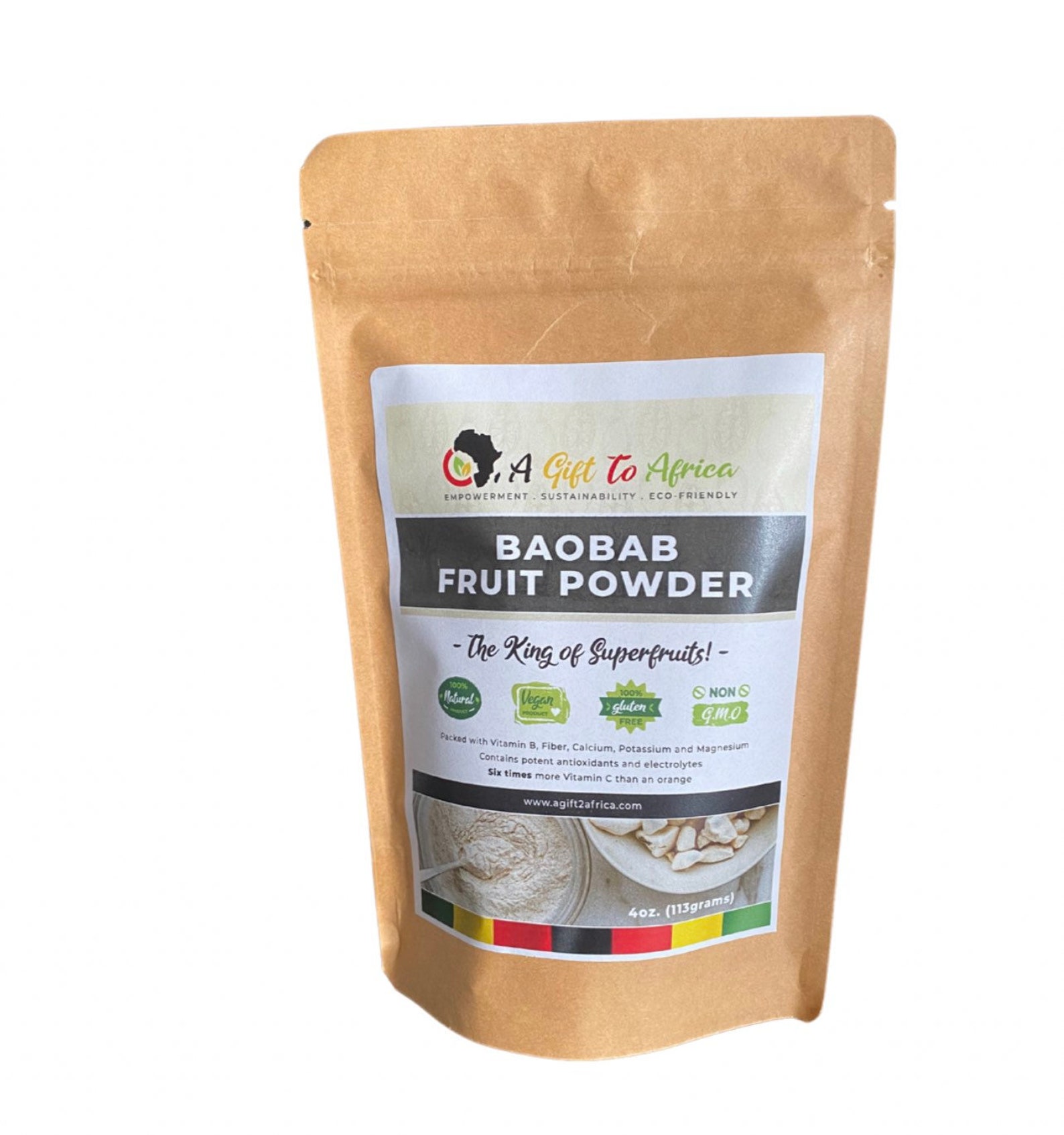 Baobab Fruit Powder 4 Oz - Etsy