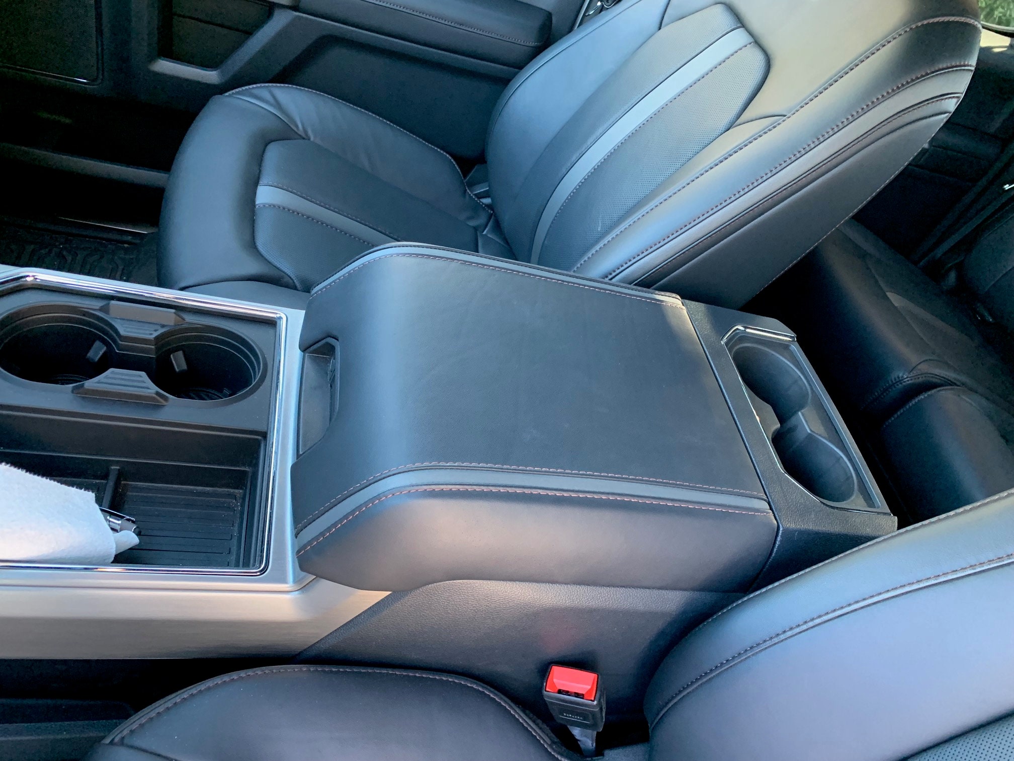 Ford F-250 Fits 2022 & up Without Work Station Console Lid Cover in ...