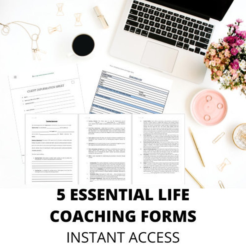 5 Essential Life Coaching Forms Instant Download - Etsy