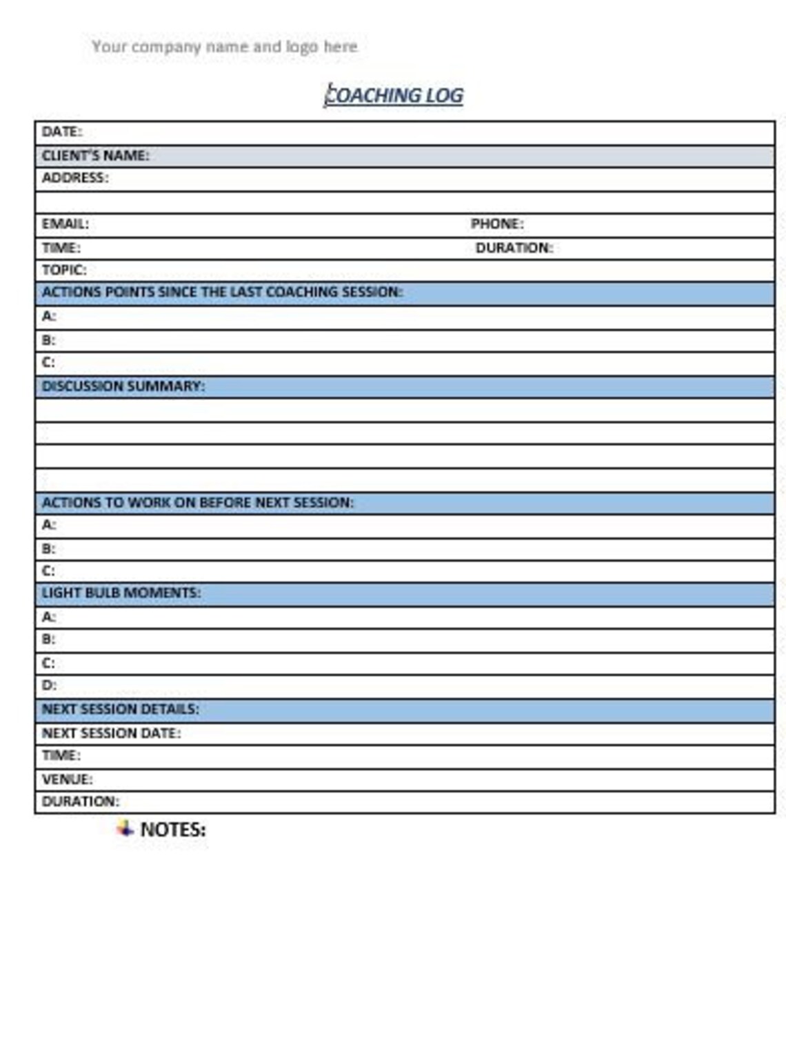 5 Essential Life Coaching Forms Instant Download - Etsy