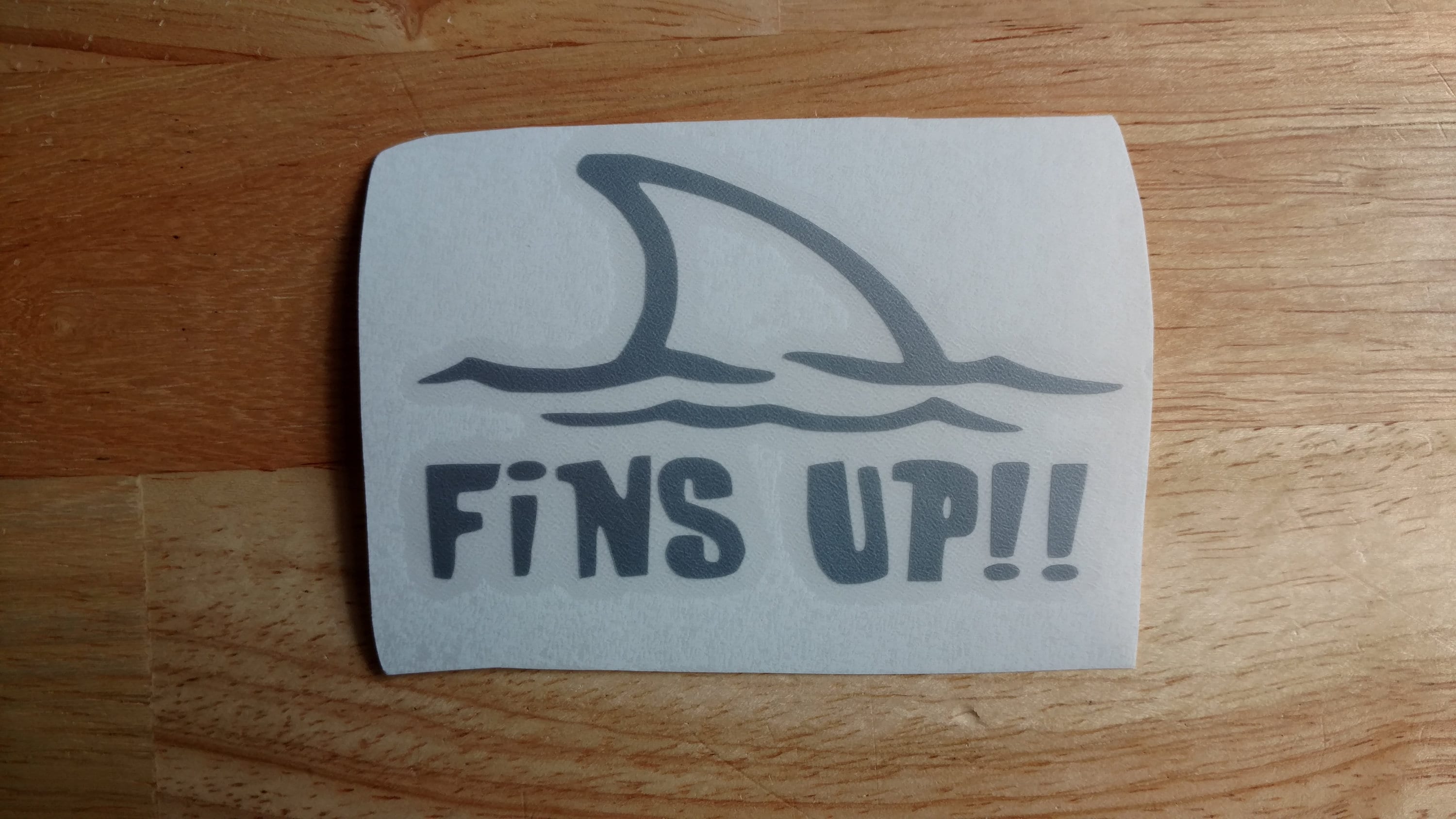 Shark Fin Fins up Shark Fishing Vinyl Decal 22 Colors 15 Sizes | Etsy