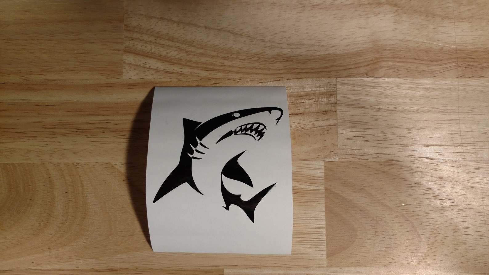 Shark Fishing Vinyl Decal 22 colors 13 sizes to choose Sticker | Etsy