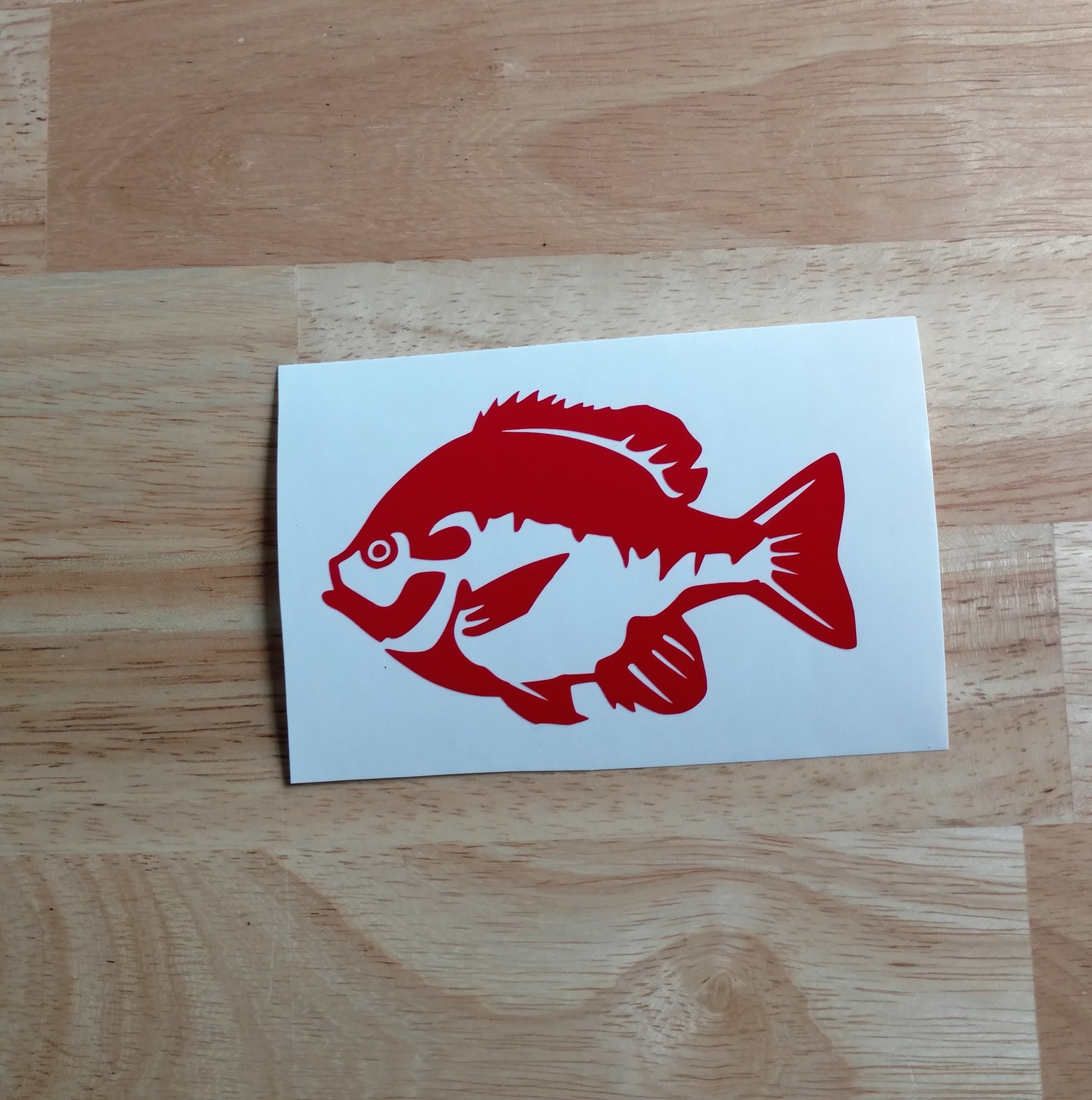 Bluegill Vinyl Fishing Decal Sticker Boat Decal Tournament | Etsy