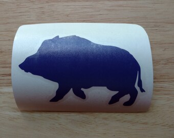 Wild Boar Sticker | Etsy