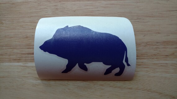 Wild Boar Wild Pig Hunting Vinyl Decal 22 Colors 11 Sizes to | Etsy