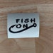 Fish on Fishing Hook Sticker 9 Sizes 22 Colors to Choose From - Etsy