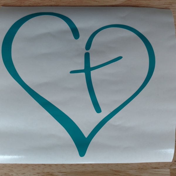 Cross Decal - Etsy