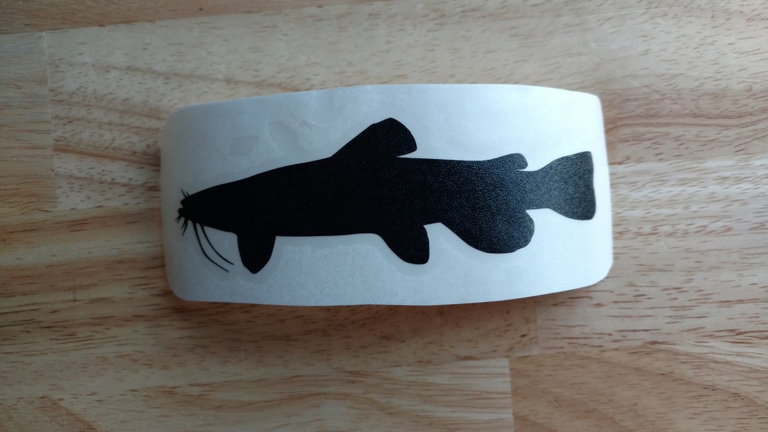 Channel Blue Flathead Catfish Fishing Catfish Vinyl Fishing Decal 22 ...