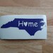 North Carolina State Home Heart Vinyl Decal 22 Colors and 11 Sizes to ...