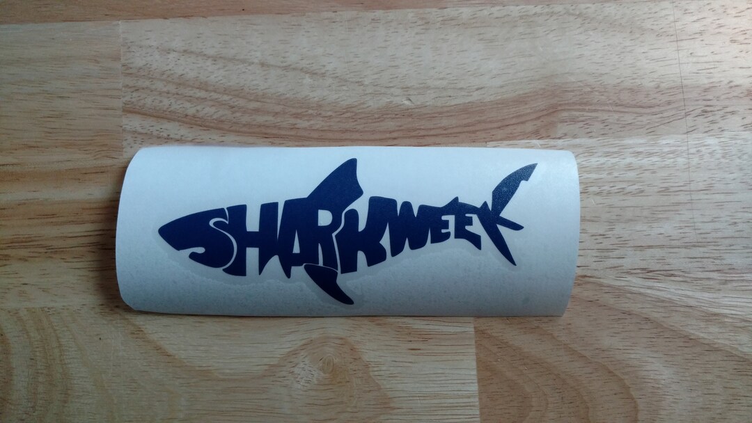 Shark Week Fishing Vinyl Decal 22 Colors 11 Sizes to Choose Sticker Car ...