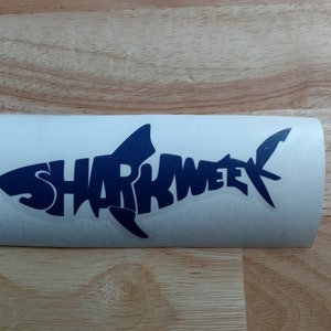 Shark Week Fishing Vinyl Decal 22 Colors 11 Sizes to Choose Sticker Car ...