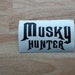 Musky Fishing Musky Hunter Vinyl Decal 22 Colors and 11 Sizes to Choose ...