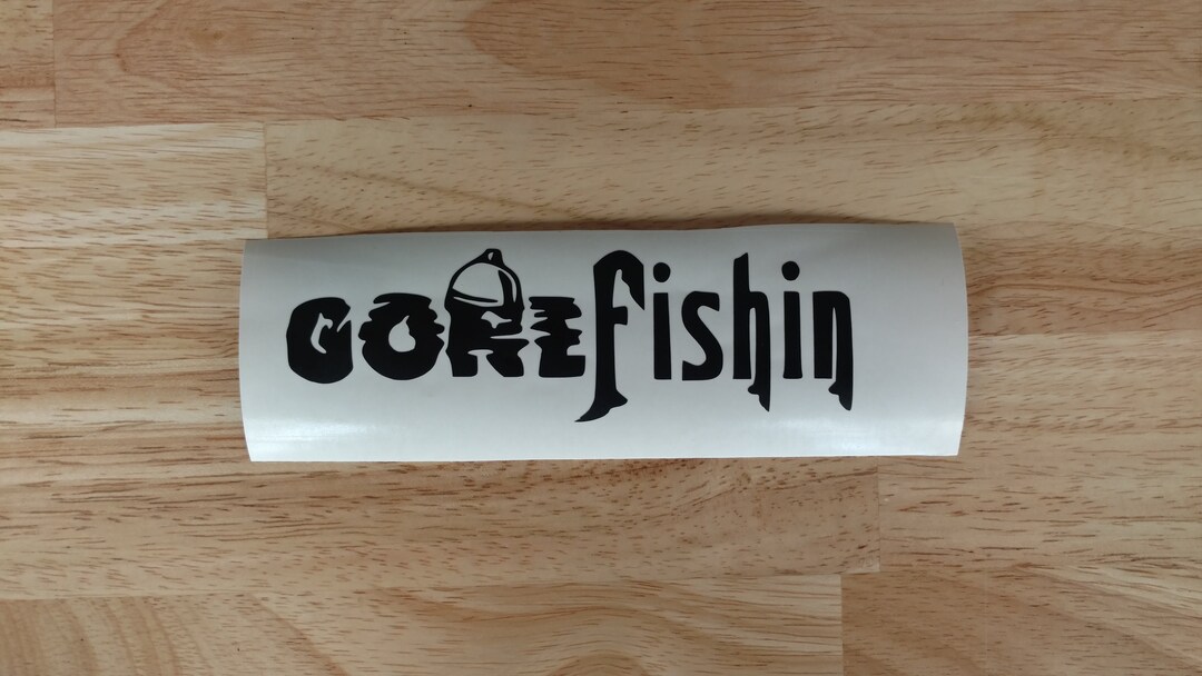 Gone Fishing Sticker 9 Sizes 22 Colors to Choose From Vinyl Decal ...