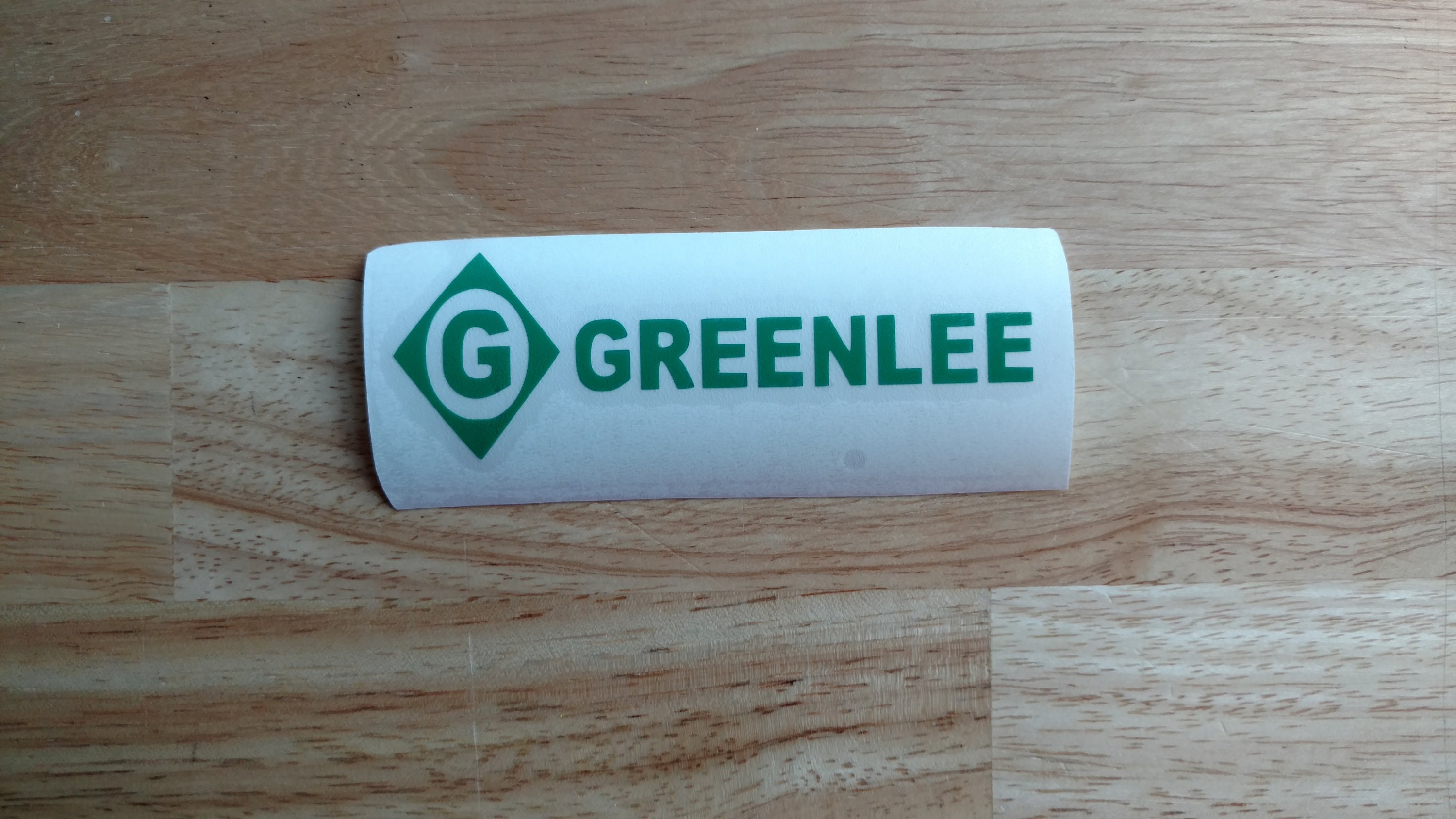 Greenlee Electrician Tool Box Decal Logo Fishing Vinyl Decal | Etsy