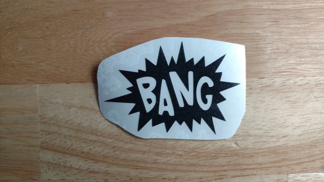 Bang Comic Book Tool Box Decal Logo Fishing Vinyl Decal 22 - Etsy