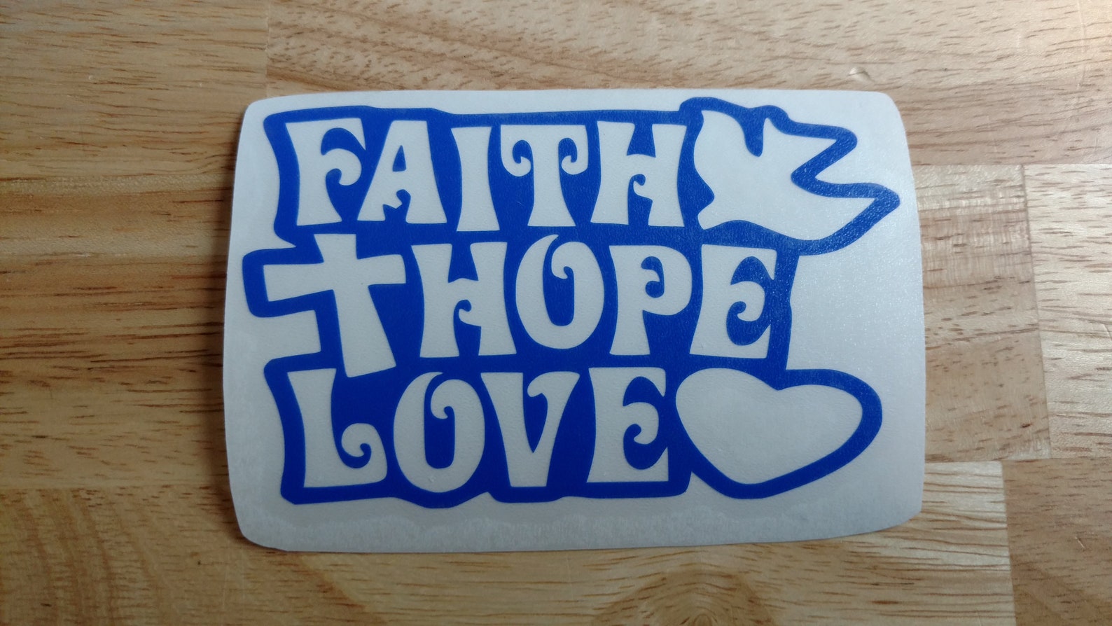 Faith Hope Love Vinyl Decal Sticker 22 Colors and 11 Sizes to - Etsy ...