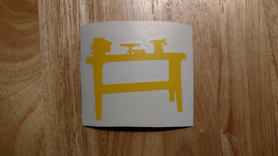 Woodturning Lathe Wood Turning Lathe Tool Box Decal Vinyl Decal 22 ...