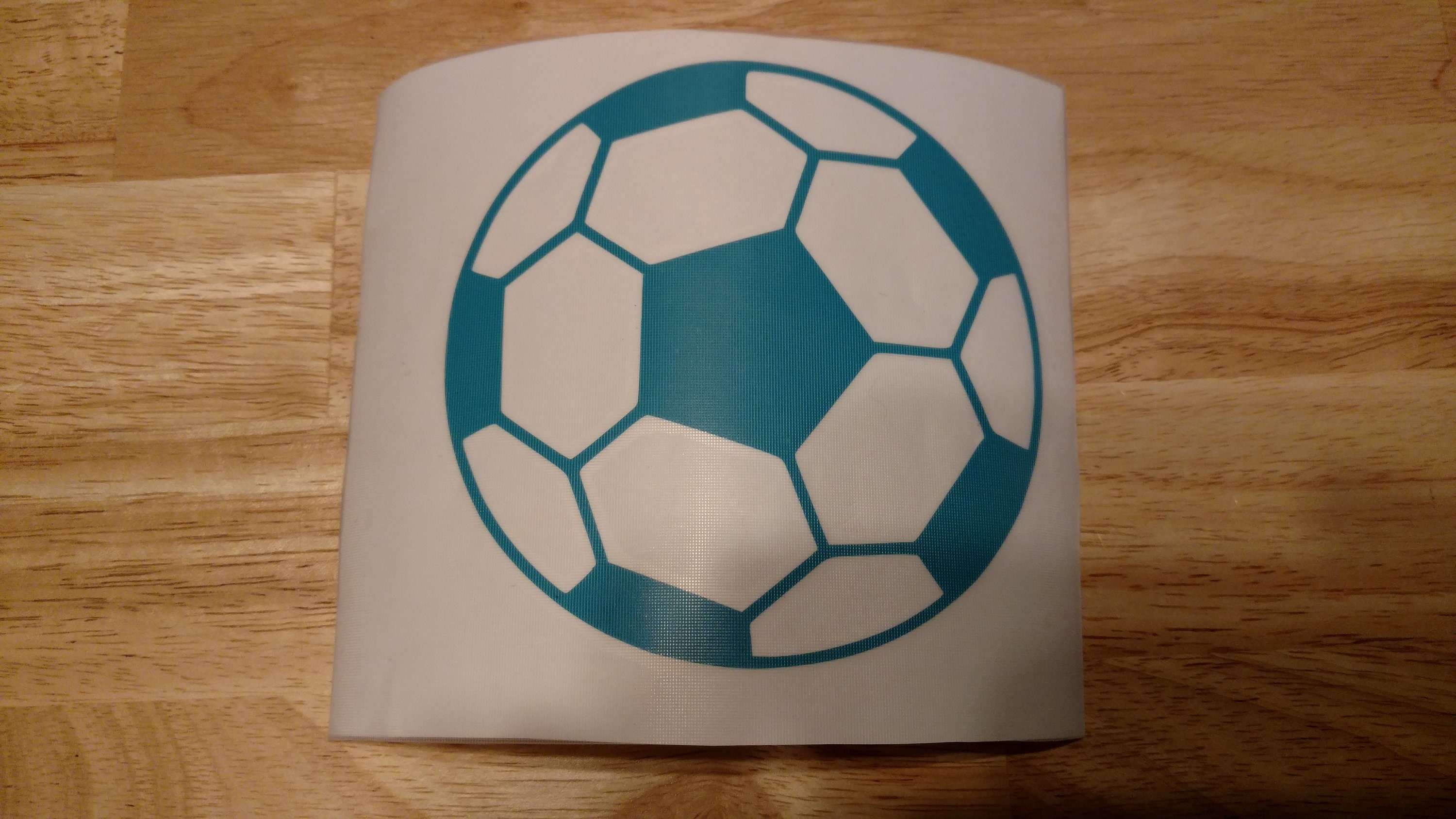 Soccer Ball Vinyl Decal 22 Colors and 8 Sizes to Choose Sticker Car ...
