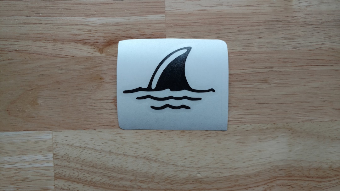Shark Fin Shark Fishing Vinyl Decal 22 Colors 15 Sizes to Choose ...